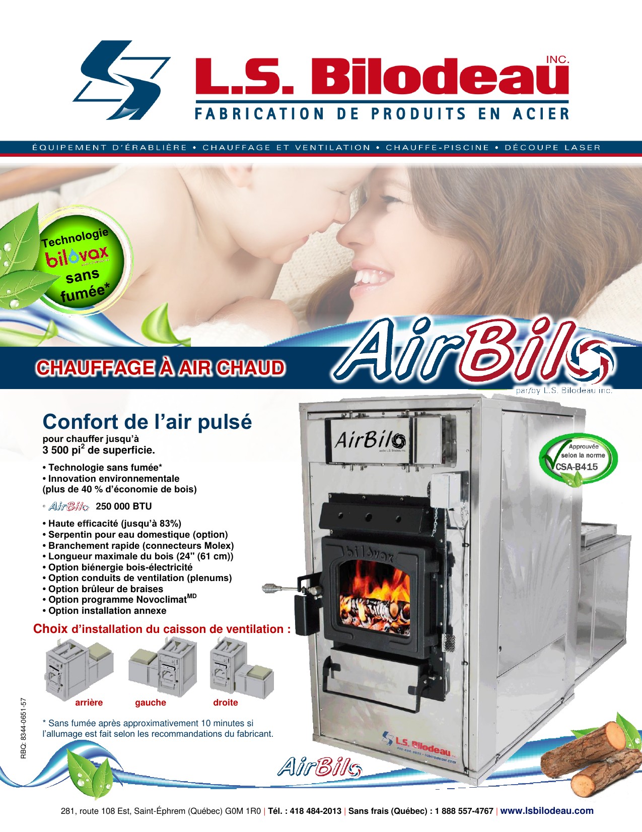 AirBilo au bois | LS Bilodeau