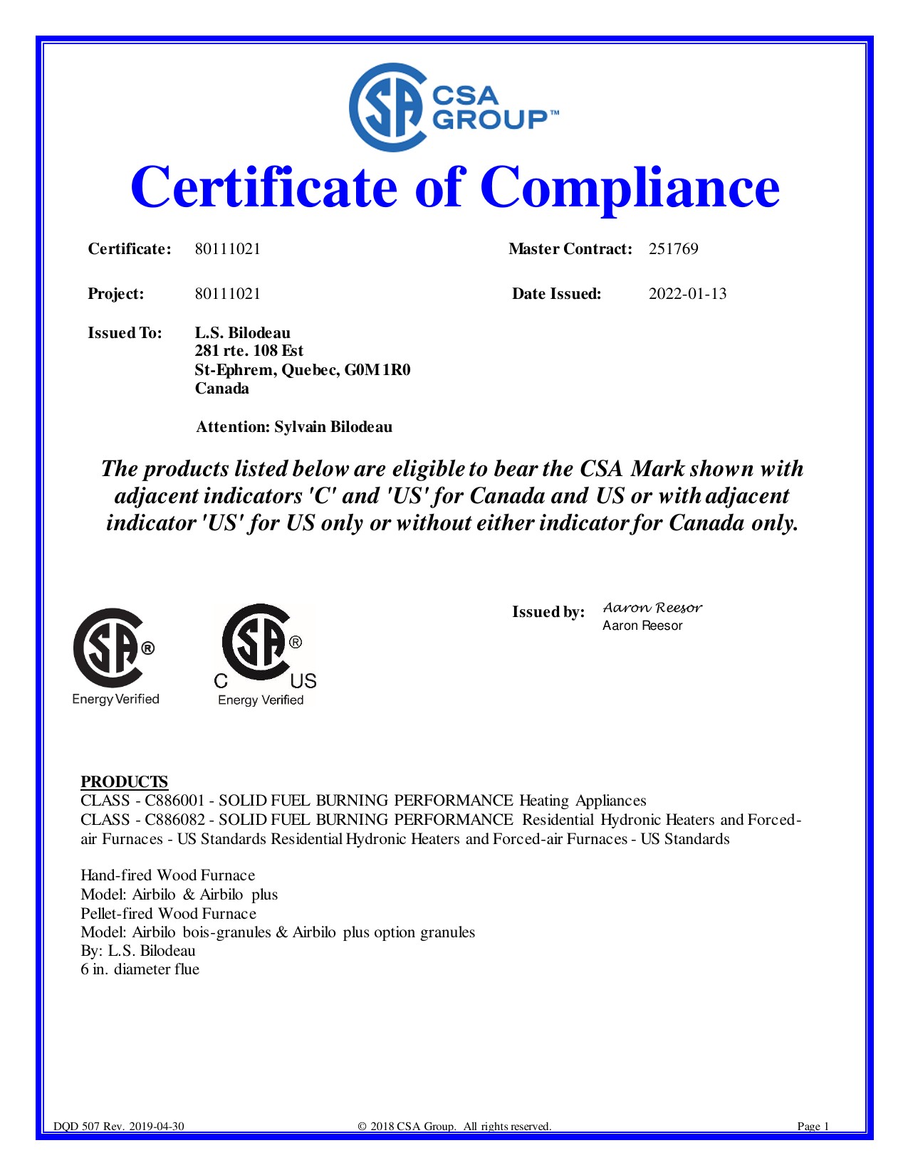 AirBilo au bois | LS Bilodeau