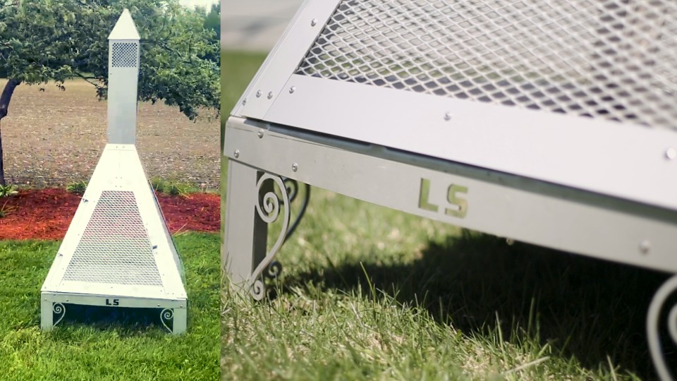 Pyramid 11Ga Firepits | LS Bilodeau