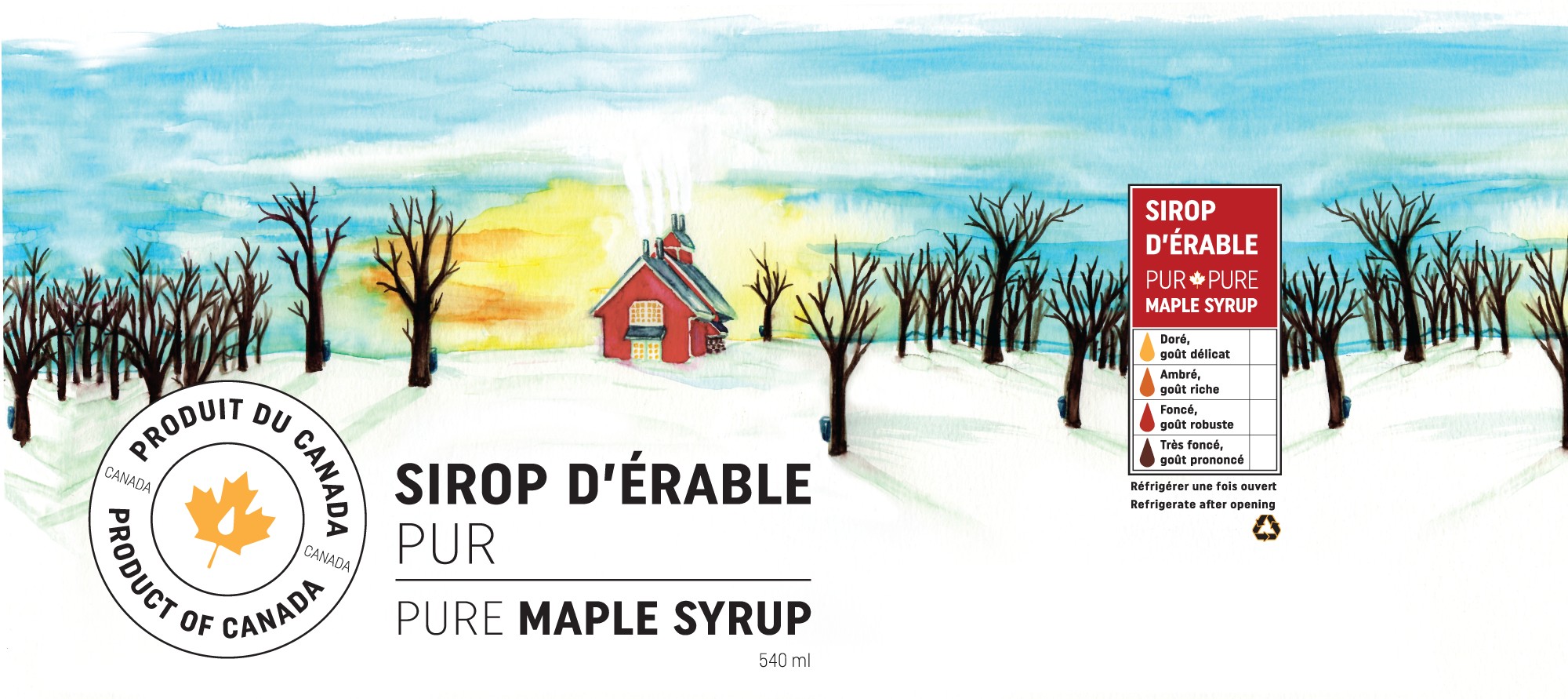 Maple Syrup cans | LS Bilodeau